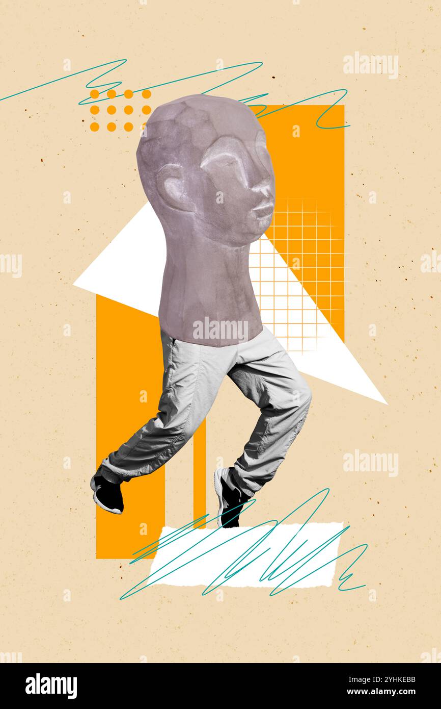 Composite trend artwork sketch image photo collage of incognito ...