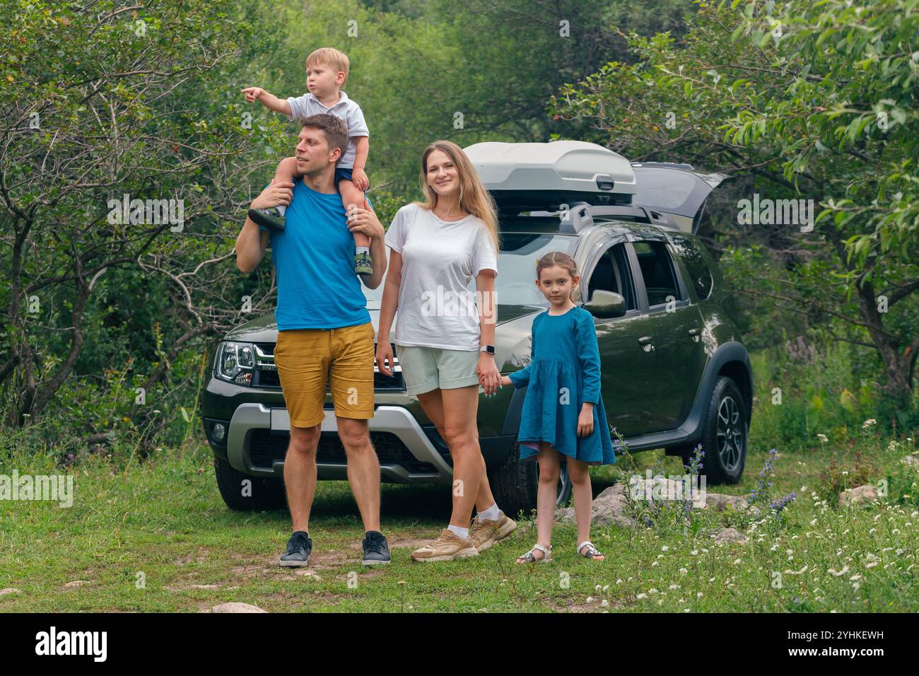 Experience a memorable family adventure in nature with your SUV while ...
