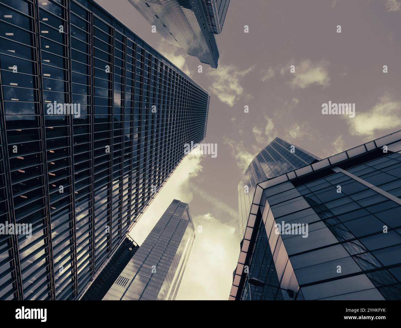 100 Bishopsgate and other Skyscrapers, The City of London, London ...