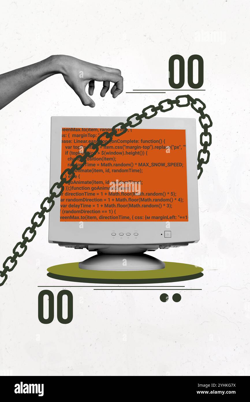 Composite trend artwork sketch image photo collage of hand hold metal ...