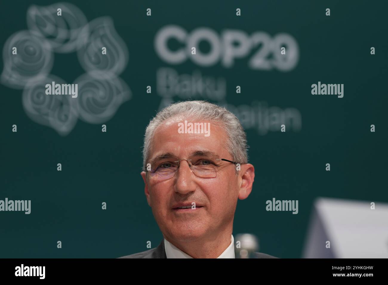 Mukhtar Babayev, COP29 President, attends a ceremony to implement the loss and damage fund for ...