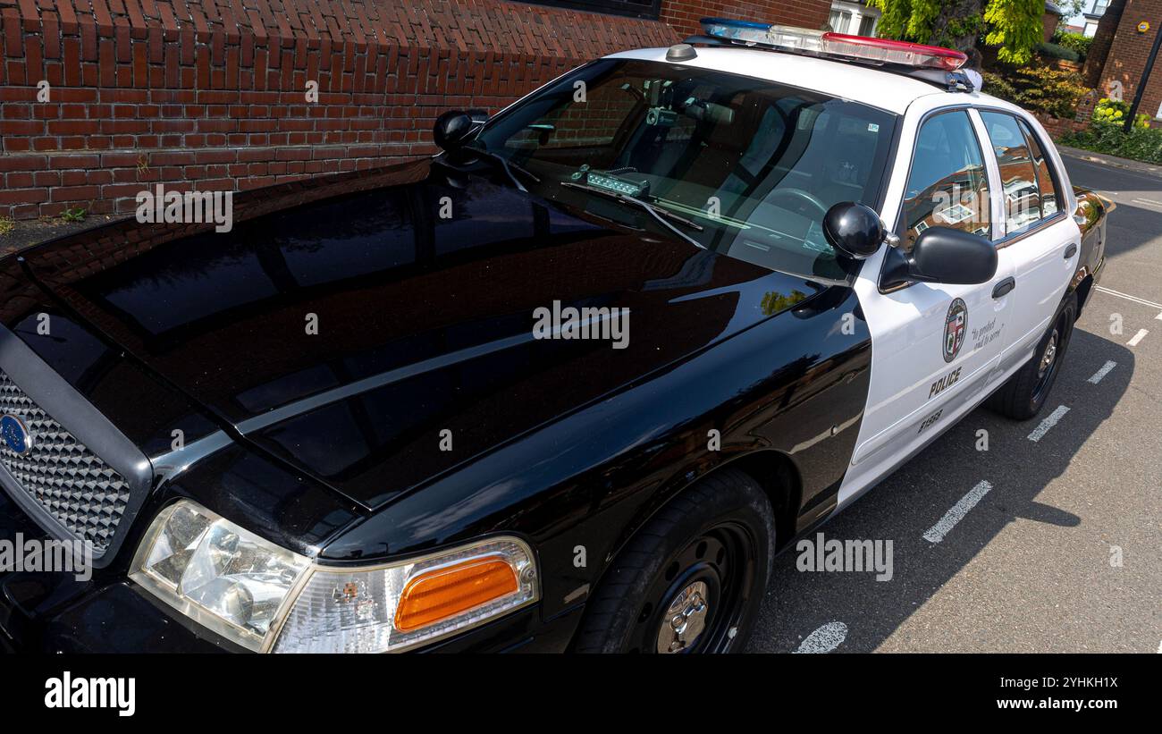 American police car parked in Weybridge, Surrey Stock Photo - Alamy