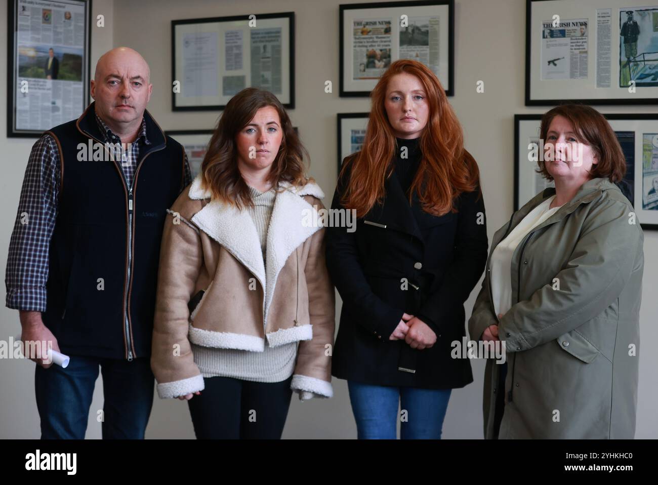 The family of showjumper Katie Simpson, (left to right) father Jason ...