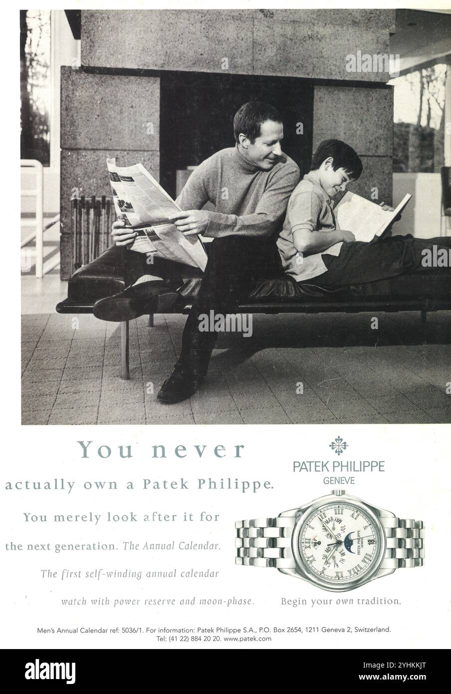 Patek philippe ad patek philippe hi-res stock photography and images ...