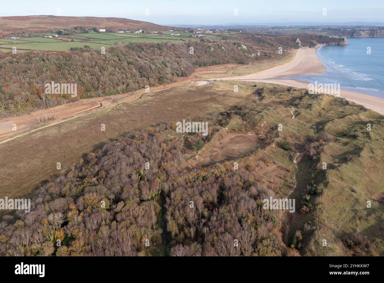 Oxwich burrows hi-res stock photography and images - Alamy