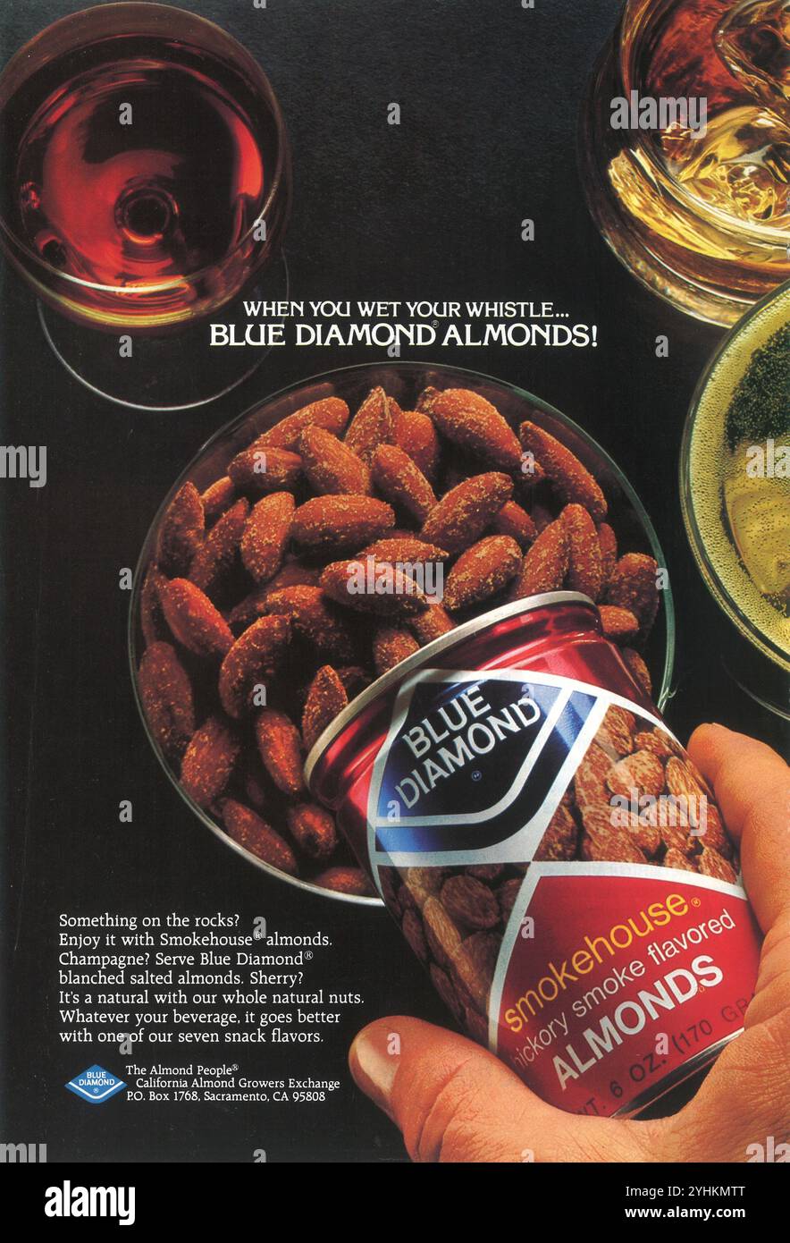 Blue diamond smokehouse almonds hi-res stock photography and images - Alamy
