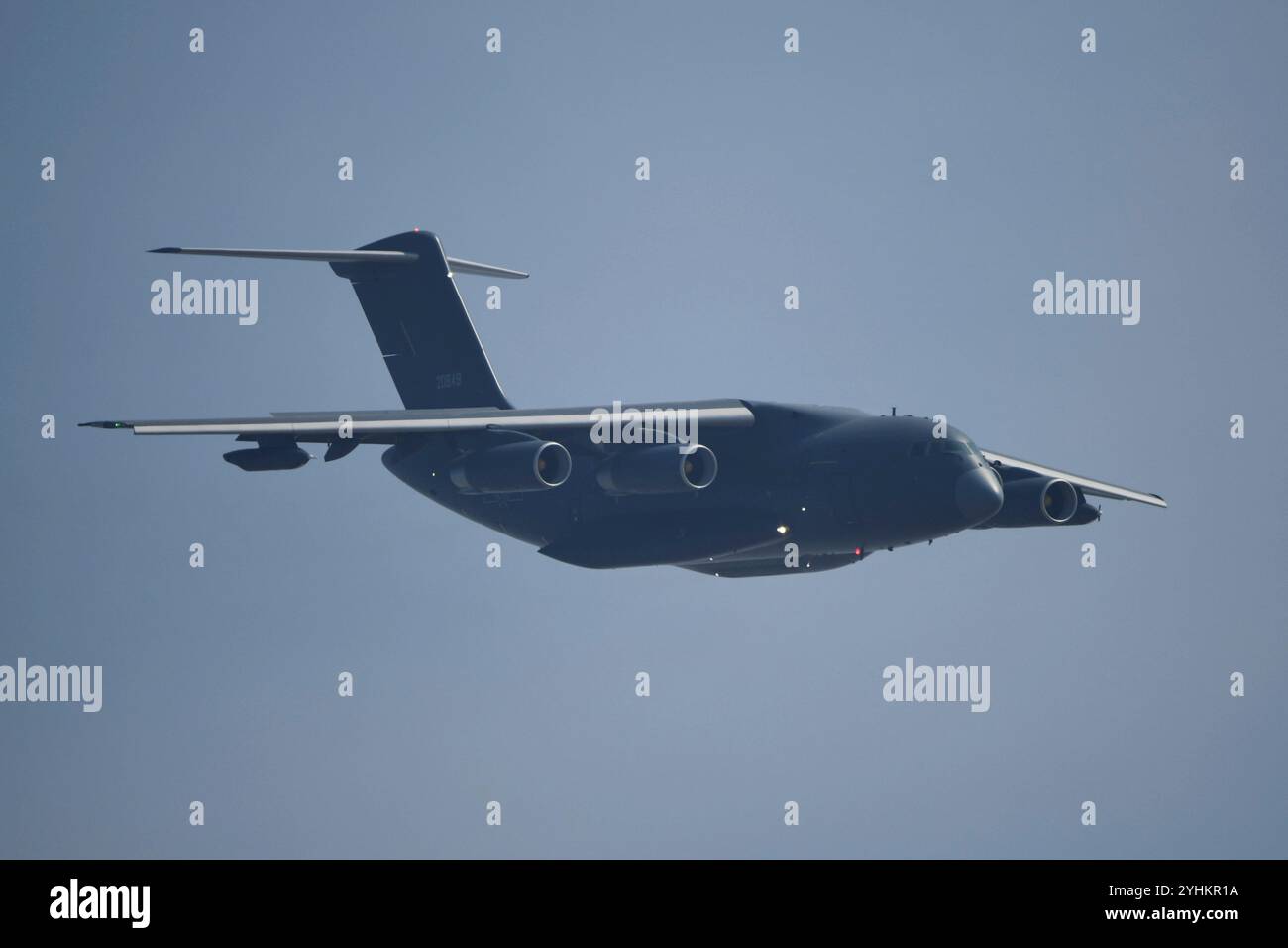 A Chinese Air Force's Y-20U tanker aircraft performs flight ...