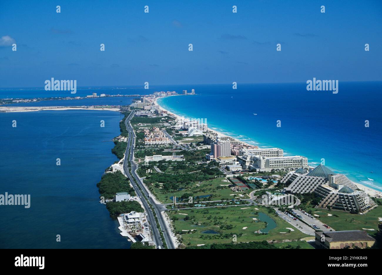 Landscape of Cancun Mexico Stock Photo - Alamy