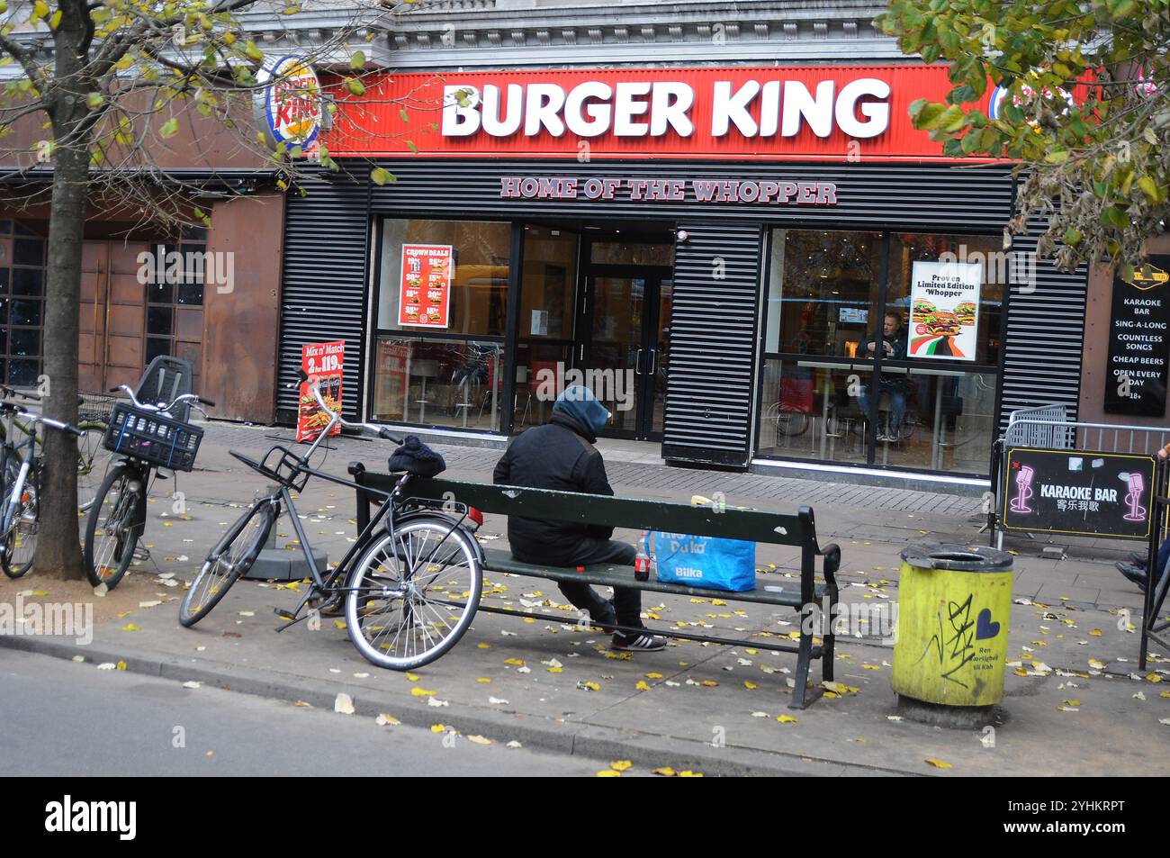 Copenhagen/ Denmark/07 Nov.2024/burger king fast food restaurant in ...