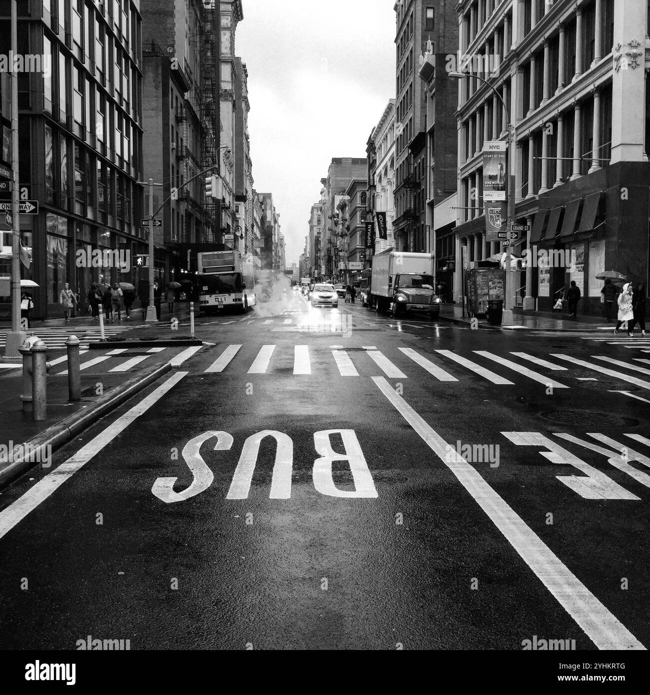 Steam rises from scene Black and White Stock Photos & Images - Alamy