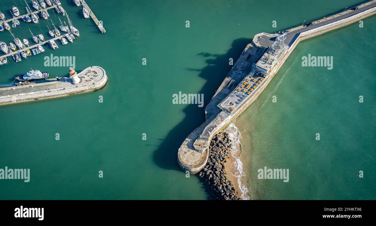 Ramsgate harbour aerial hi-res stock photography and images - Alamy