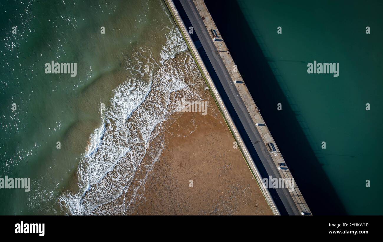 Aerial Views Of Ramsgate Harbour In Thanet Kent Stock Photo - Alamy