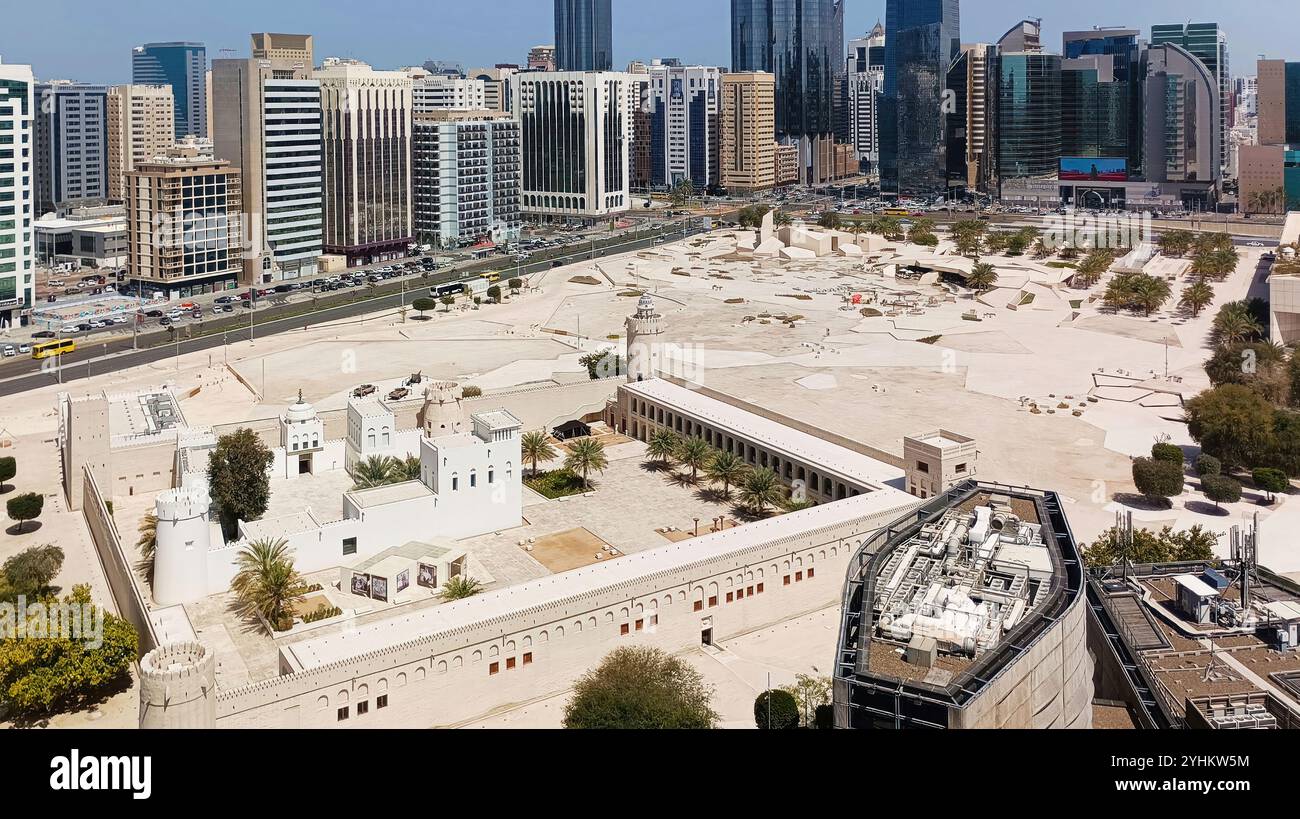 Qasr Al Hosn Fort next to building Cultural Foundation and House Of ...