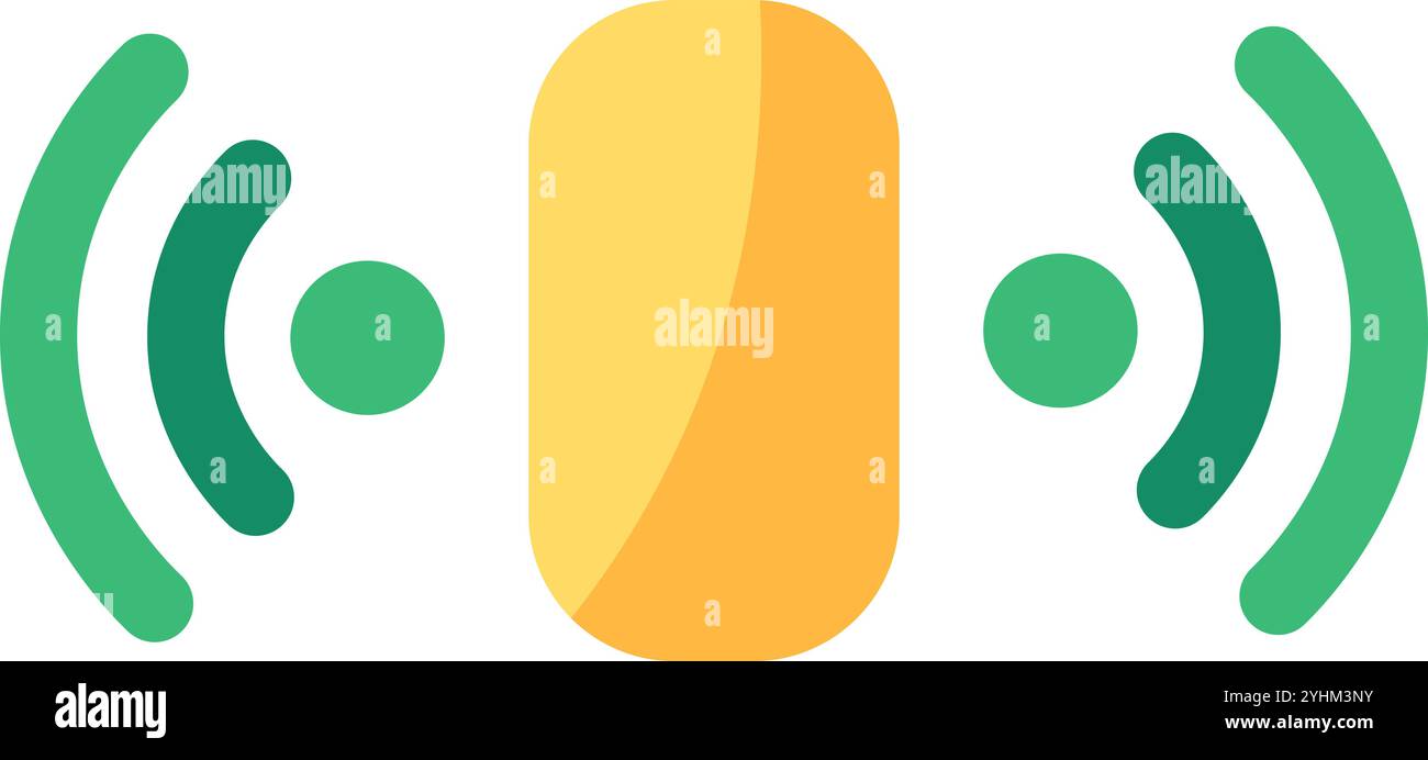 Communication and freedom of wireless networking symbol. Abstract ...
