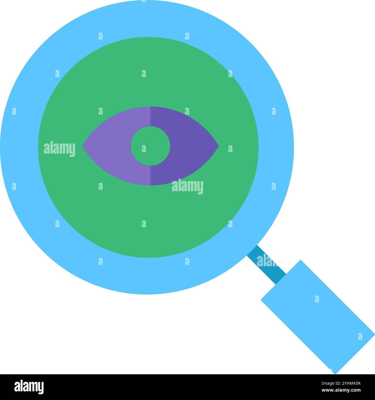 Careful inspection Stock Vector Images - Alamy