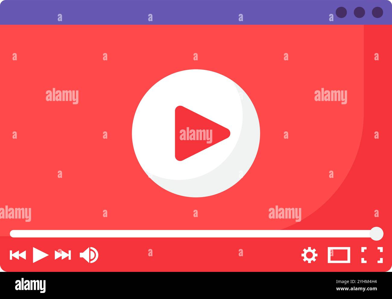 Video player screen monitor in web browser icon. Video play button with ... Video player screen monitor in web browser icon. Video play button with ...