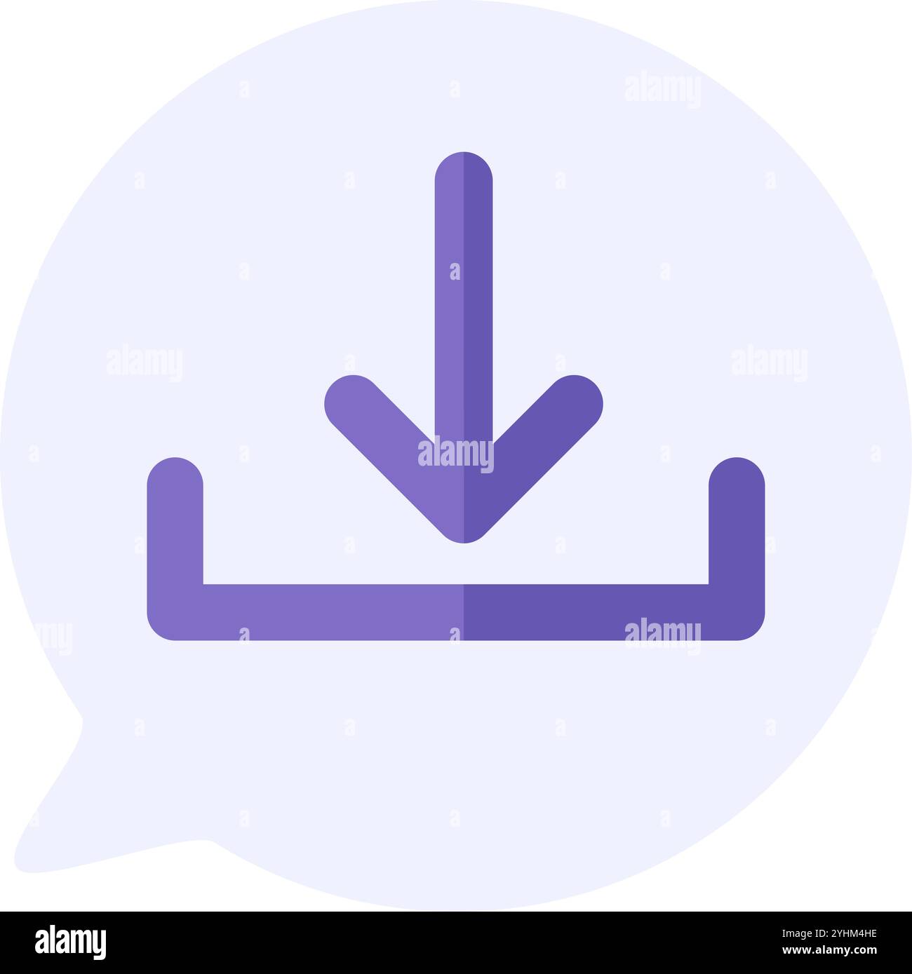 Arrow down loading document hi-res stock photography and images - Alamy