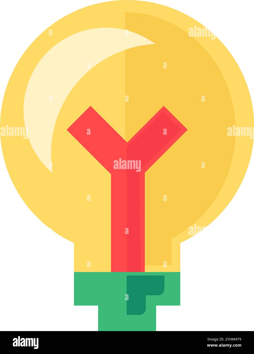 Glass light bulb, symbol of idea or student insight icon. Thought process of thinking, studying ...