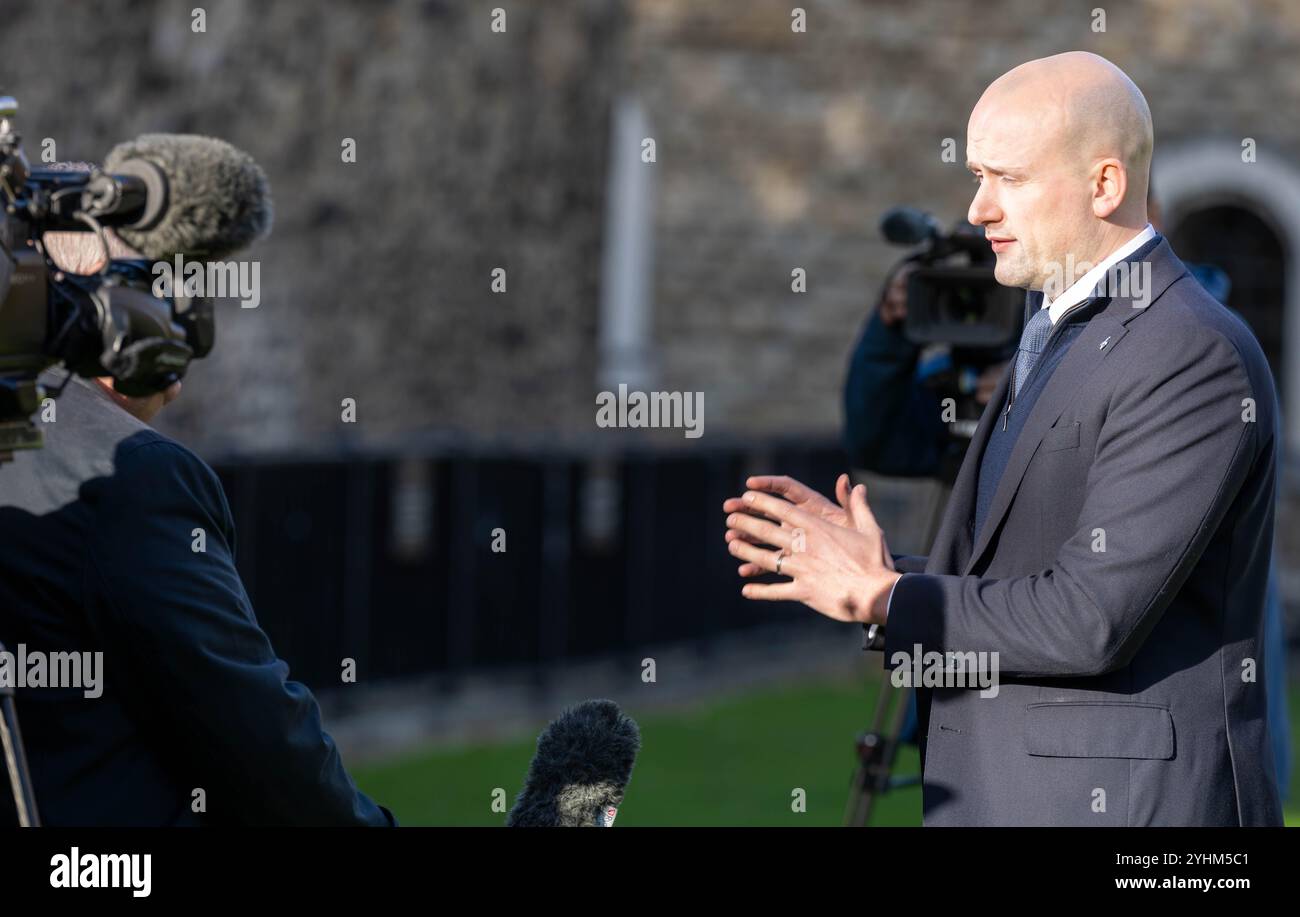 London, UK. 12th Nov, 2024. Stephen Flynn MP, SNP Westminster leader ...