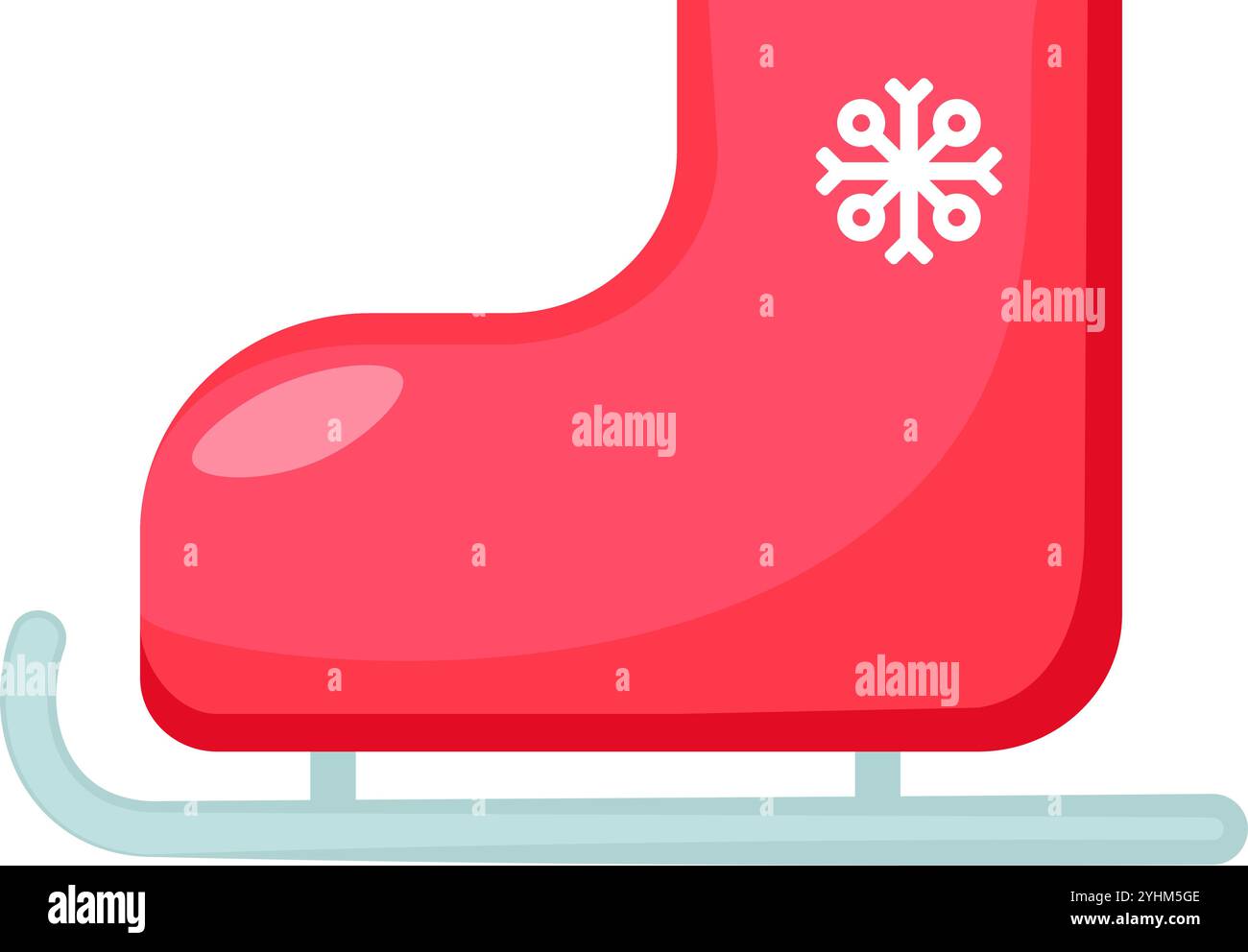 Ice slide on winter Stock Vector Images - Alamy