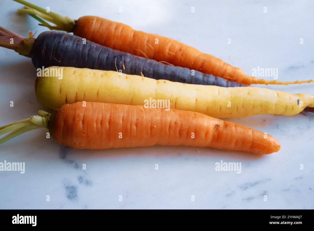 carrots on white background, variety, concept and ingredient for ...