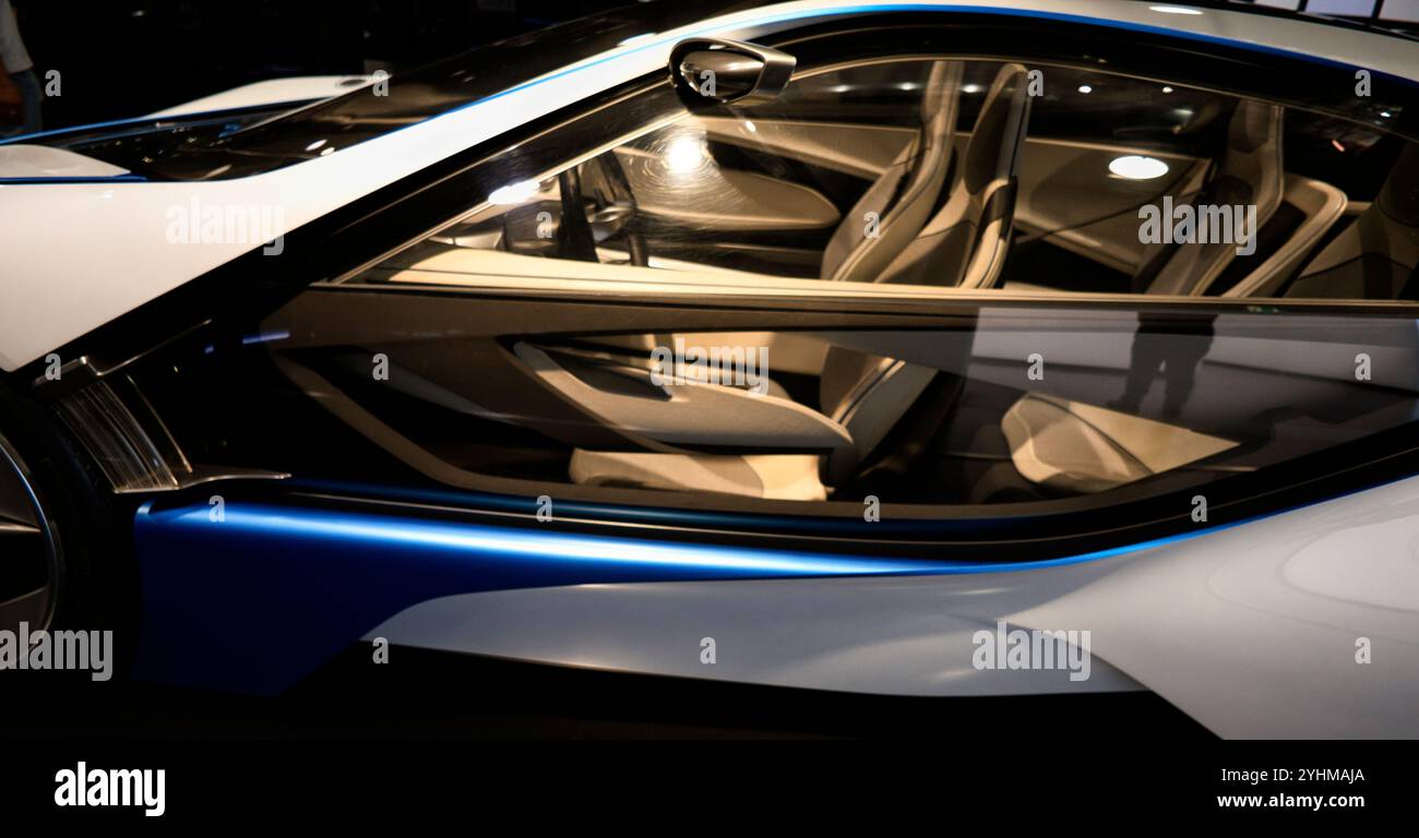 BMW i8 model in BMW museum ,Munich Stock Photo - Alamy