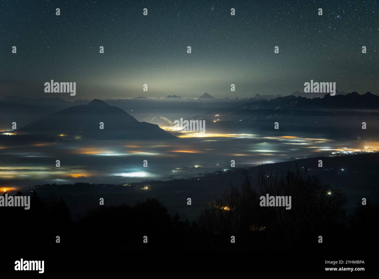Fog, light and air pollution in the Arve Valley, Haute-Savoie, France ...