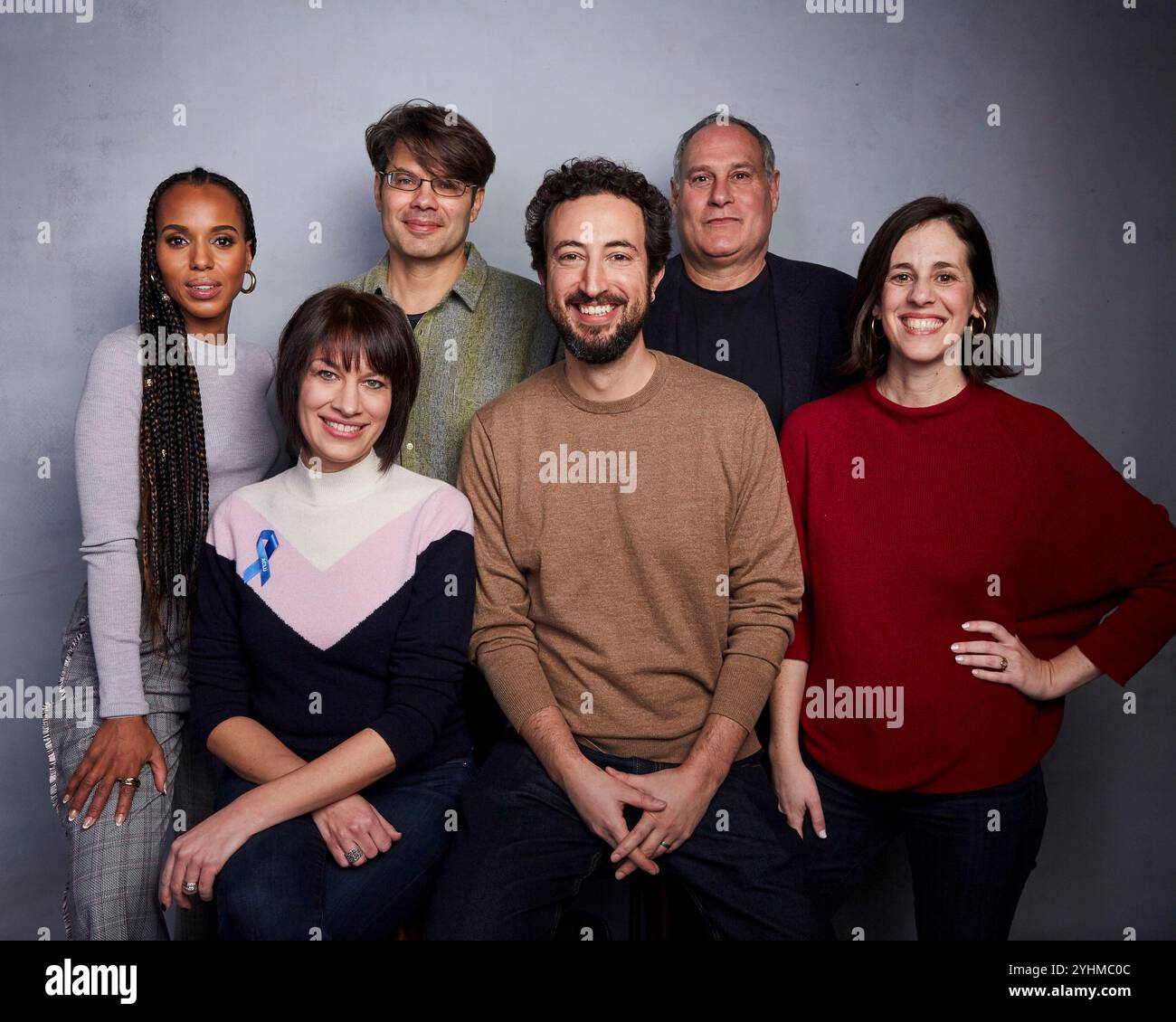 Executive producer Kerry Washington, from top left, director Eli ...