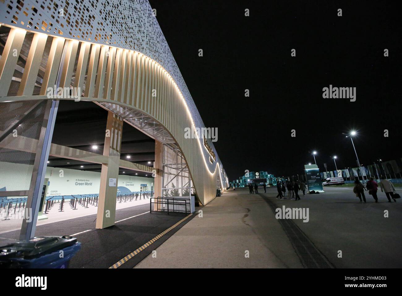 Baku, Azerbaijan, Azerbaijan. 12th Nov, 2024. The exterior of the COP29 ...