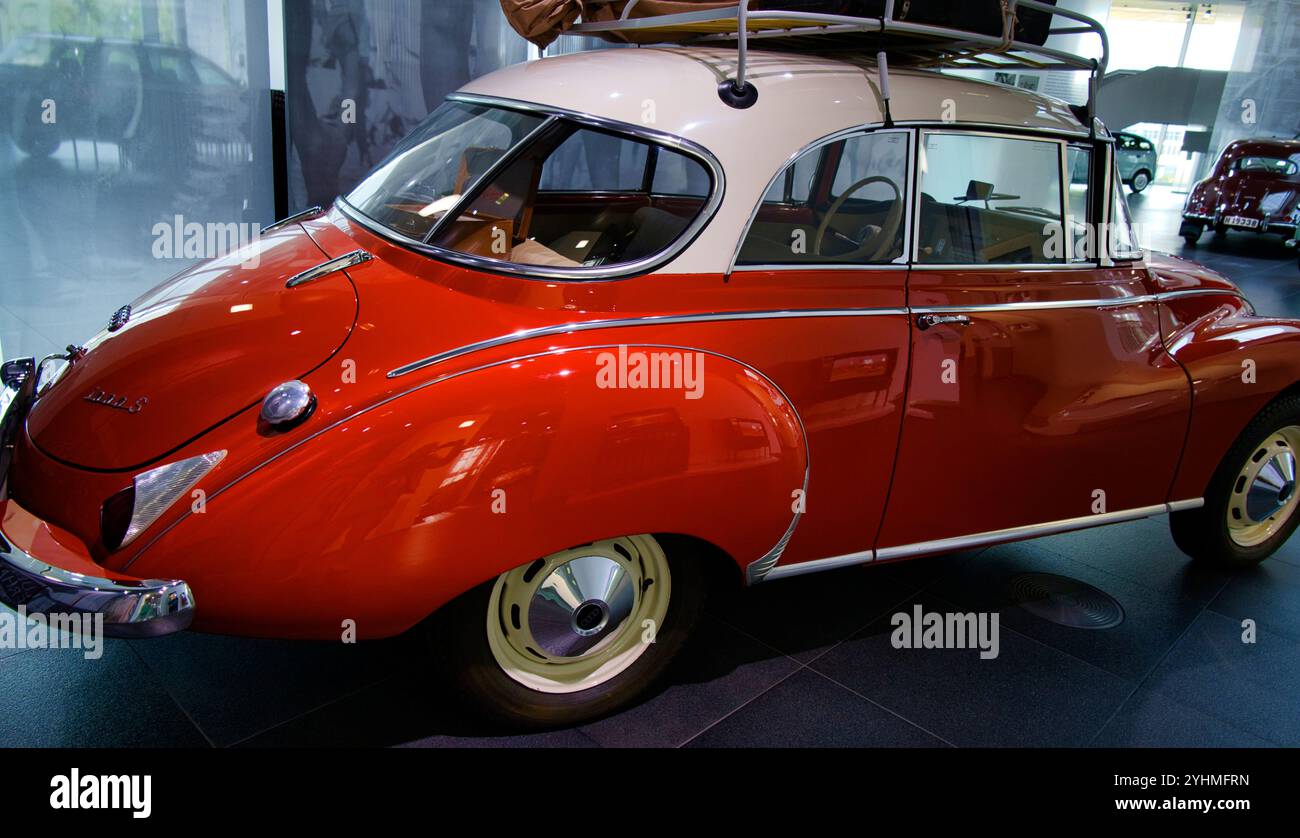 Red Audi 1000 classic 60s model, Germany Stock Photo - Alamy