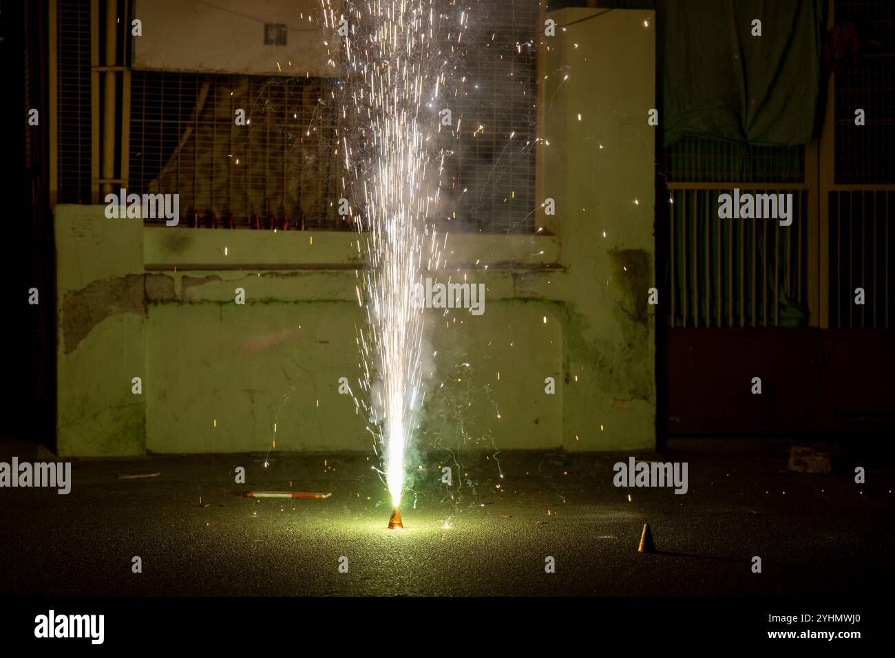 Firecracker smoke cone hi-res stock photography and images - Alamy