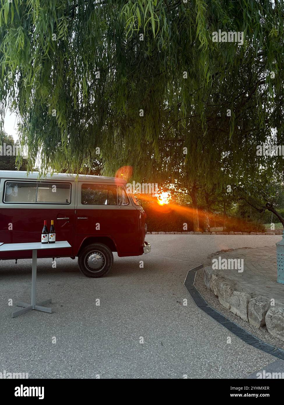 Volkswagen mini van Stock Photo - Alamy