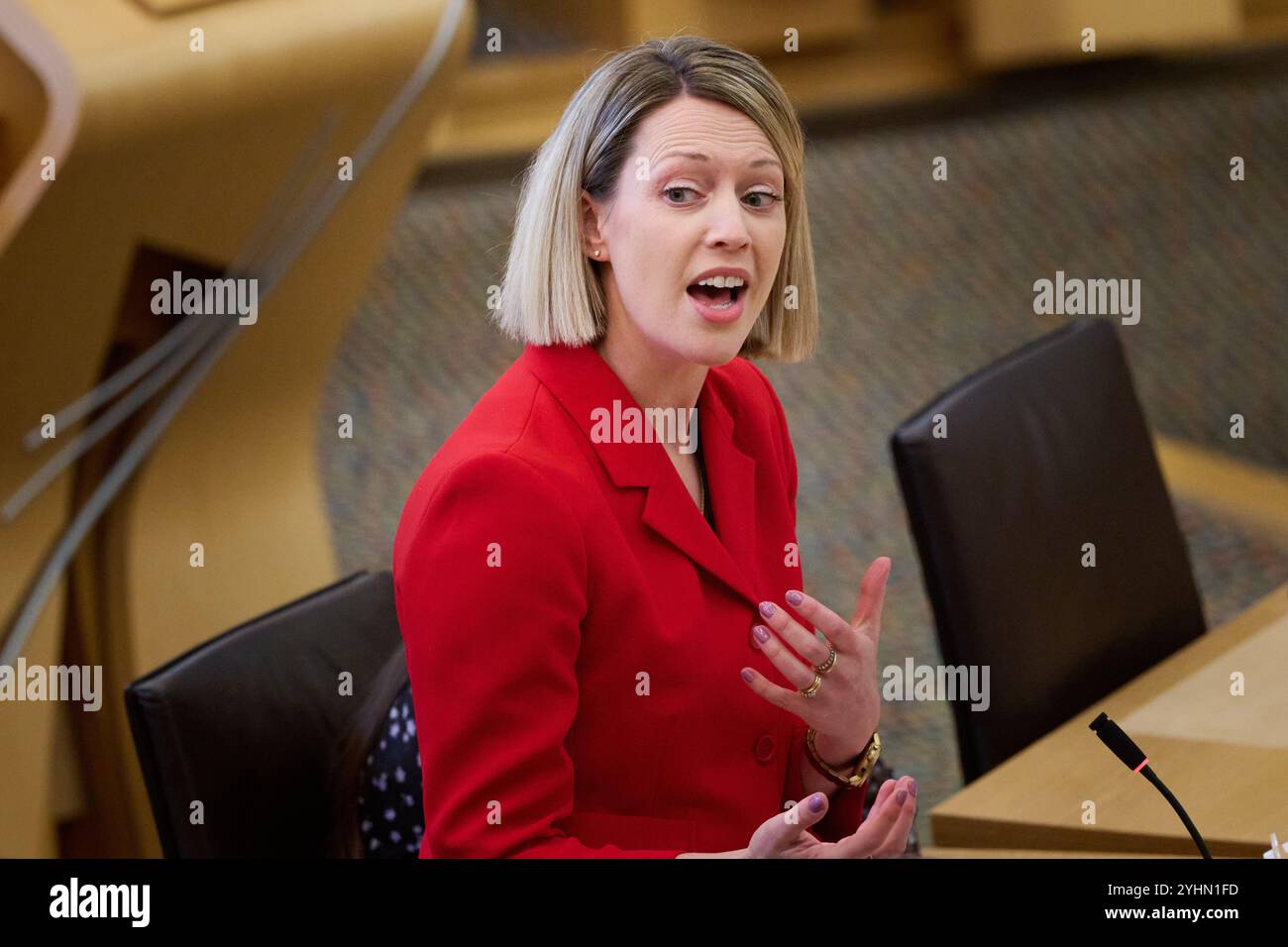 Edinburgh Scotland, UK 12 November 2024. Cabinet Secretary for ...