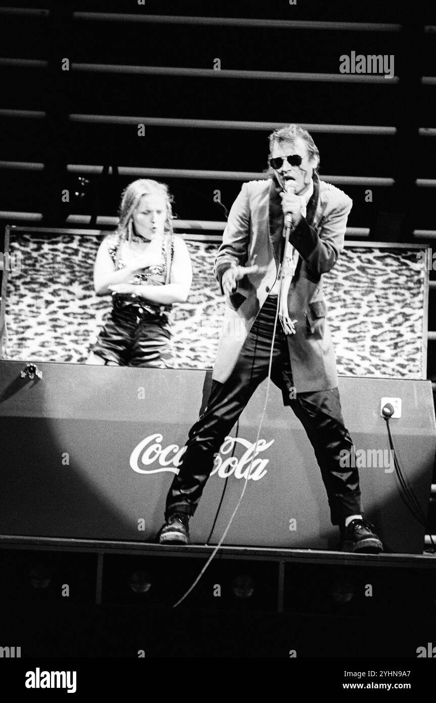 Dee Robillard (Columbia), Ziggy Byfield (Eddie) in THE ROCKY HORROR ...