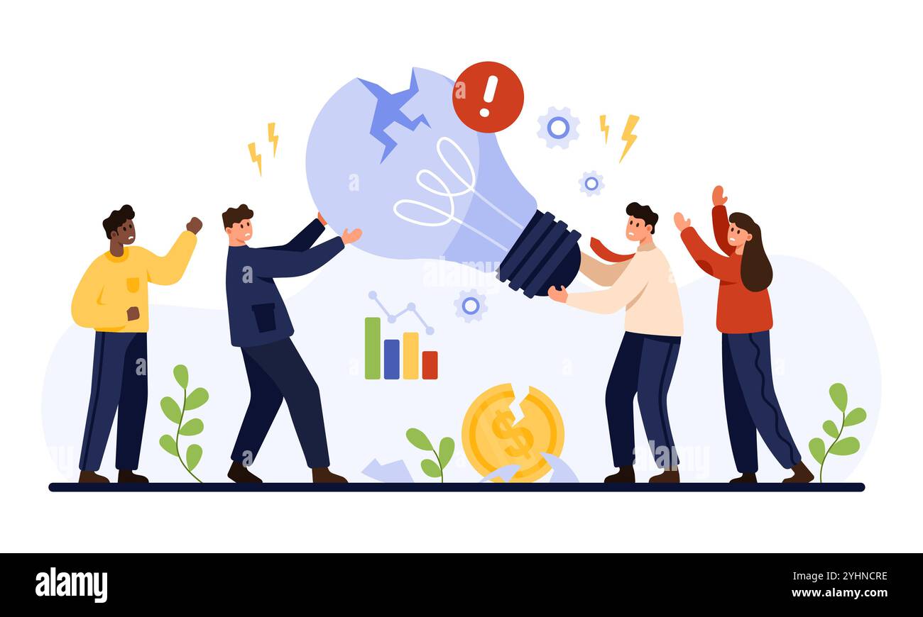 Corporate rejection Stock Vector Images - Alamy