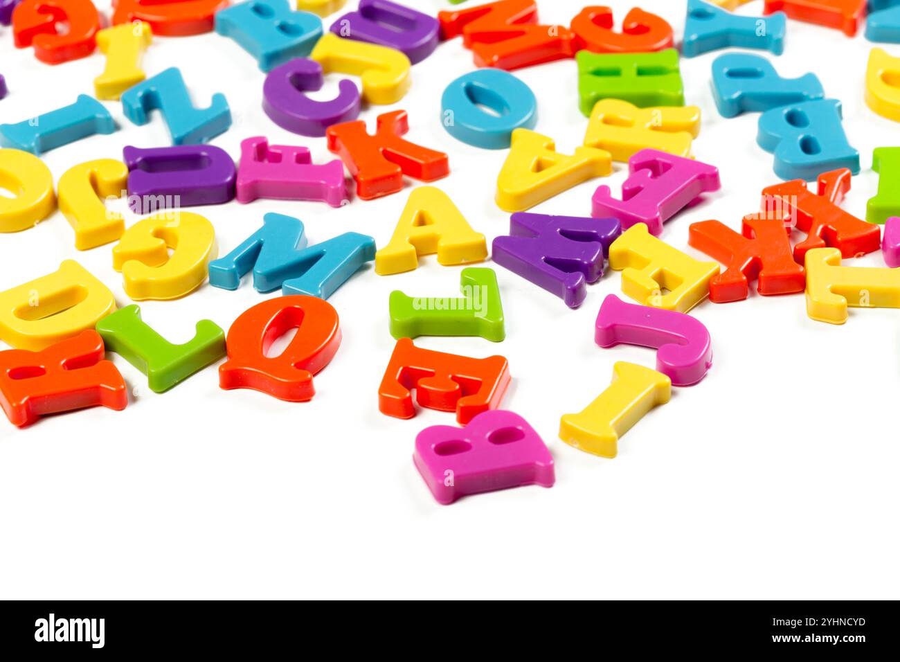 colorful toy alphabet letters Stock Photo - Alamy