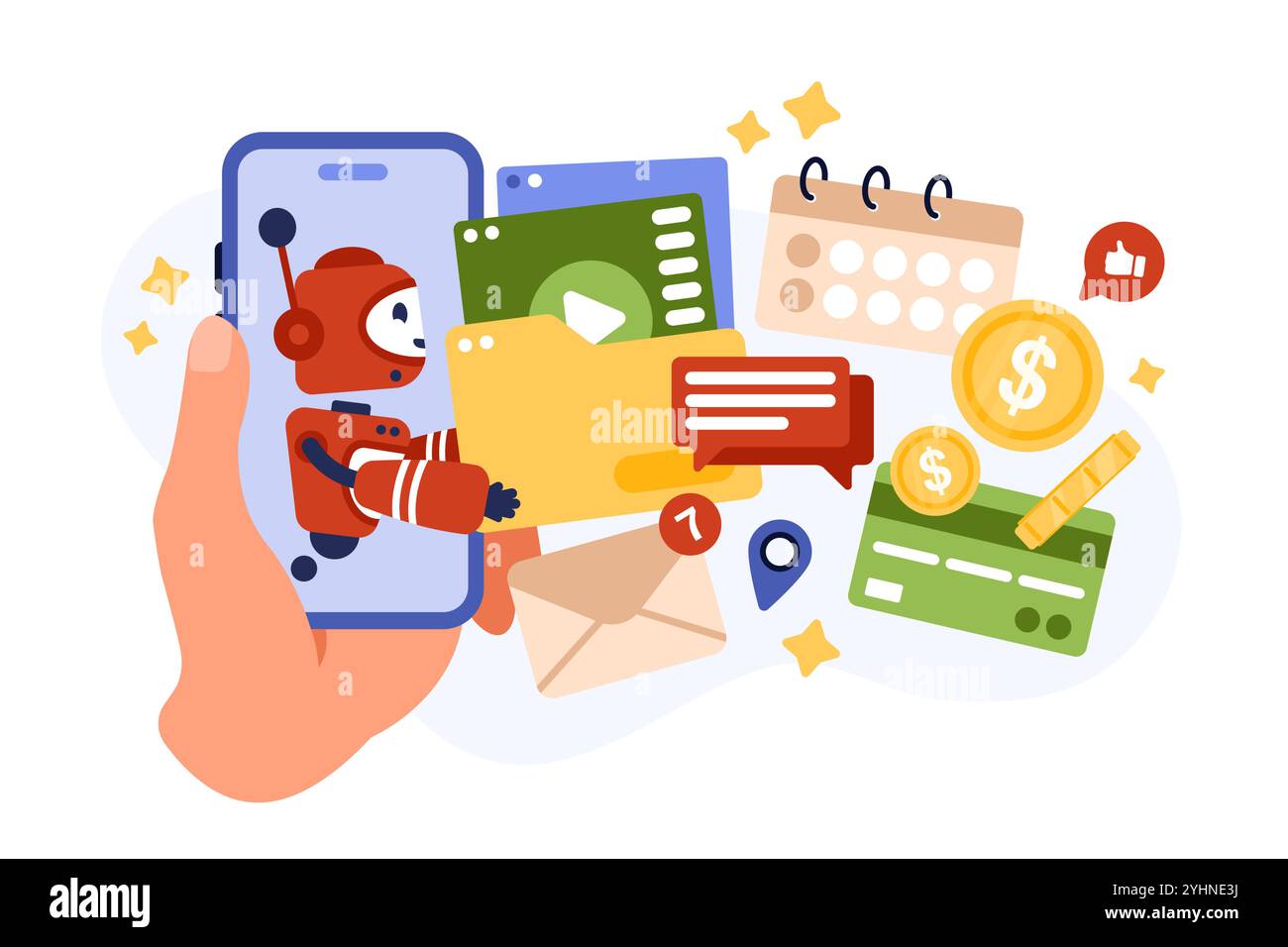 Online library with AI chatbot, virtual assistant for study and ...