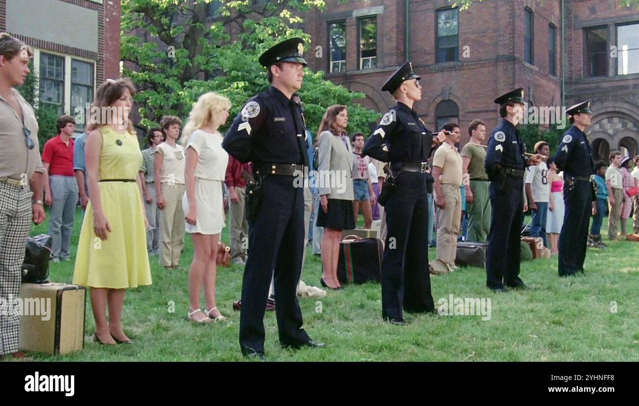 POLICE ACADEMY 1984 Warner Bros. film Stock Photo - Alamy