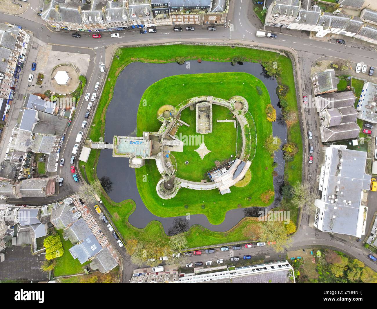 Aerial drone view of Rothesay Isle of Bute Stock Photo - Alamy