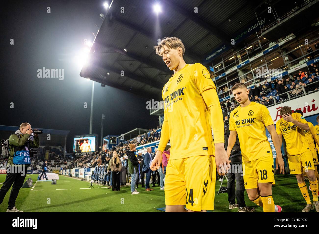 Odense, Denmark. 09th, November 2024. Ole Martin Kolskogen (24) of AC ...