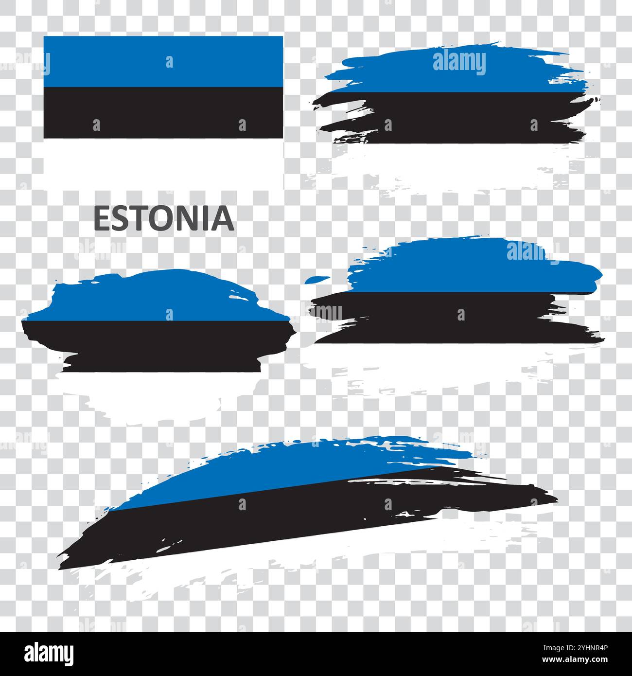 Set of flags of Estonia Stock Vector Image & Art - Alamy
