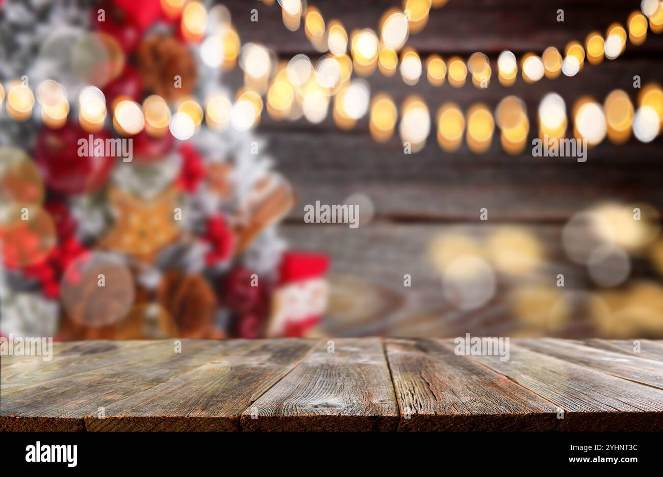 Empty wooden table on hi-res stock photography and images - Alamy