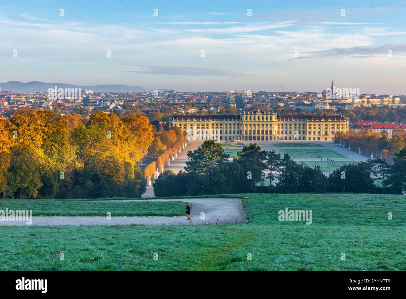 Schloss Schönbrunn Palace and park, view from Gloriette Vienna 13 ...