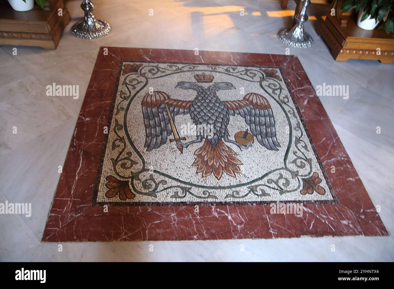 Greek orthodox double headed eagle hi-res stock photography and images ...
