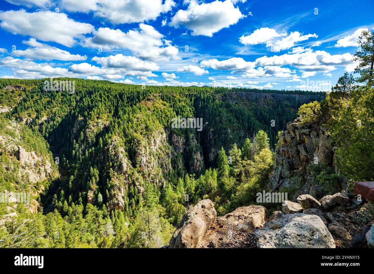 View from Oak Creek Vista; Oak Creek Canyon; Coconino National Forest ...