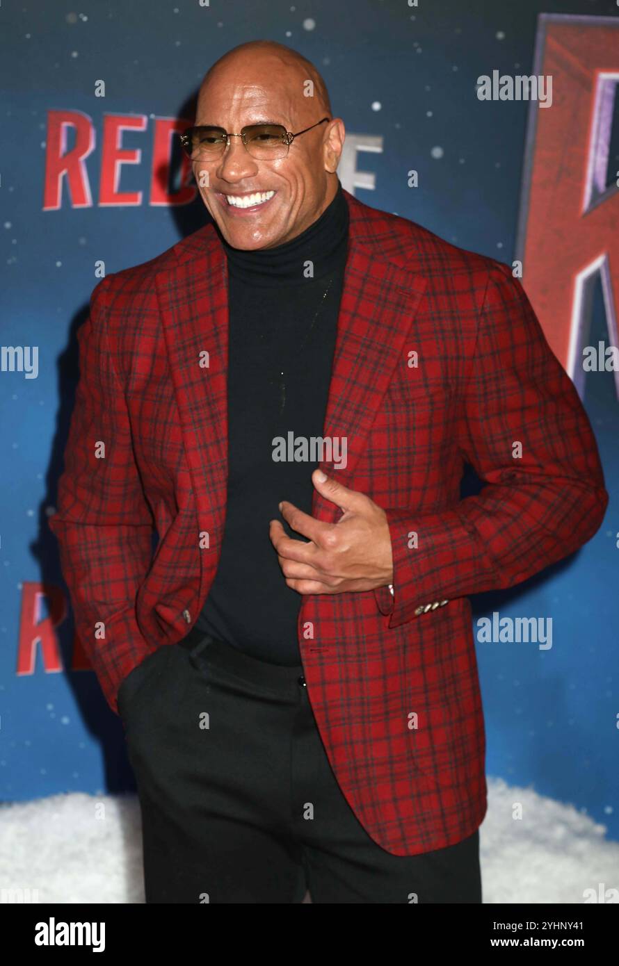 November 11, 2024, New York, New York, USA: Actor DWAYNE JOHNSON also ...