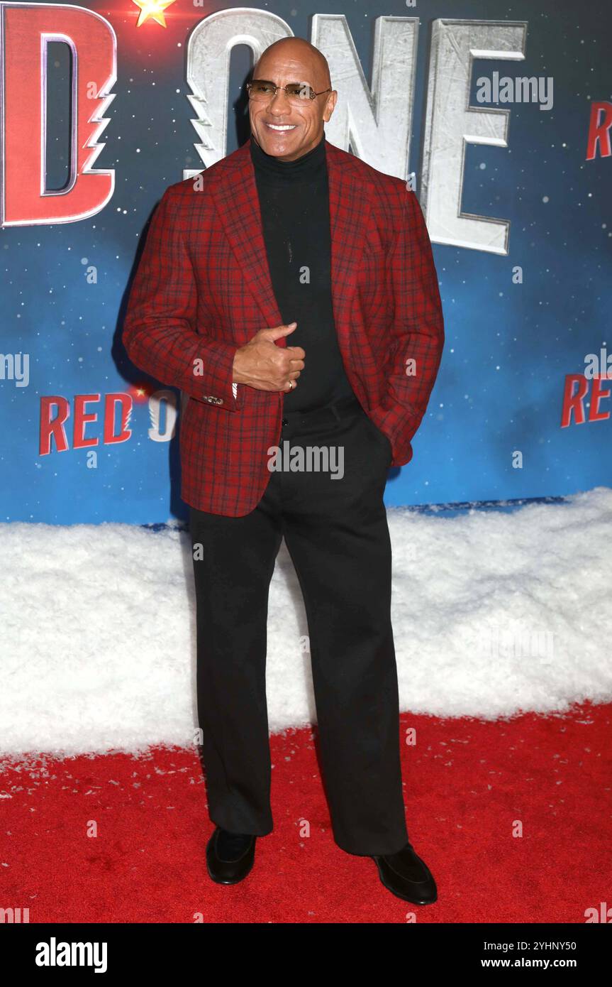 November 11, 2024, New York, New York, USA: Actor DWAYNE JOHNSON also ...
