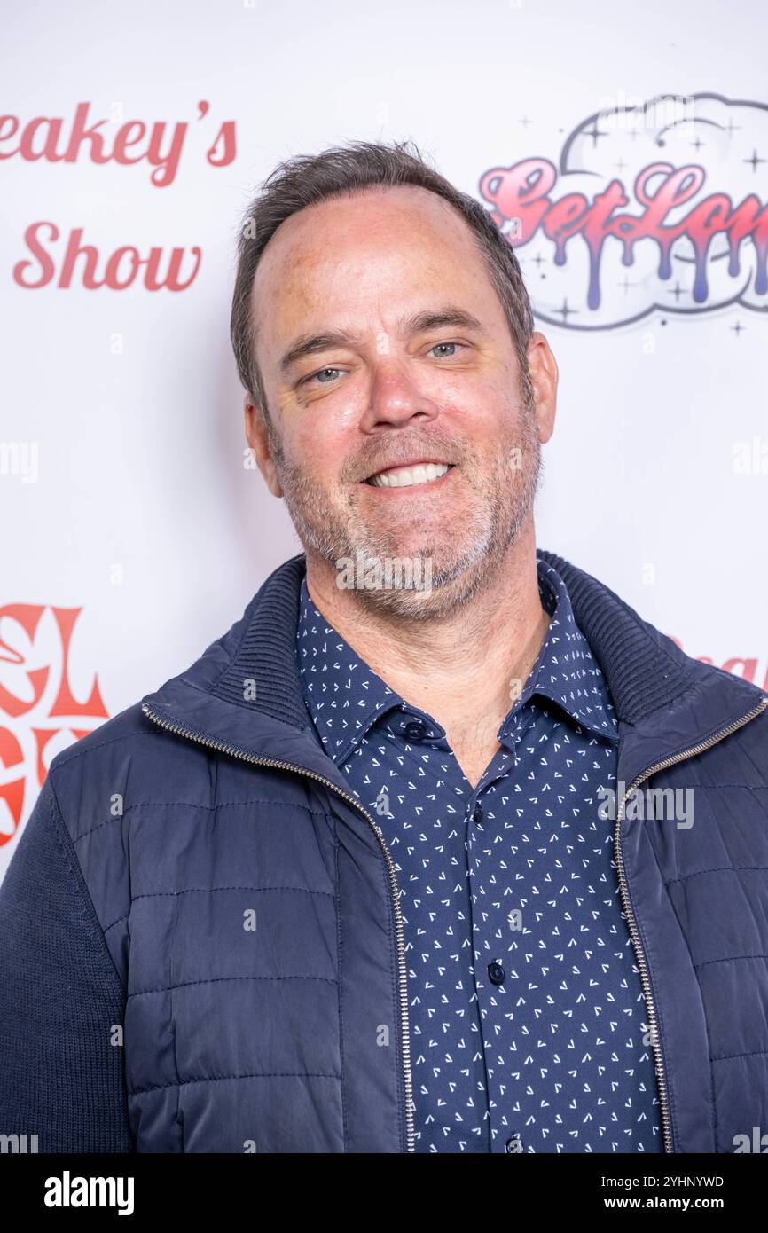 Los Angeles, USA. 11th Nov, 2024. Comedian Greg Baldwin attends 2024 Christine Peake's Veteran's ...