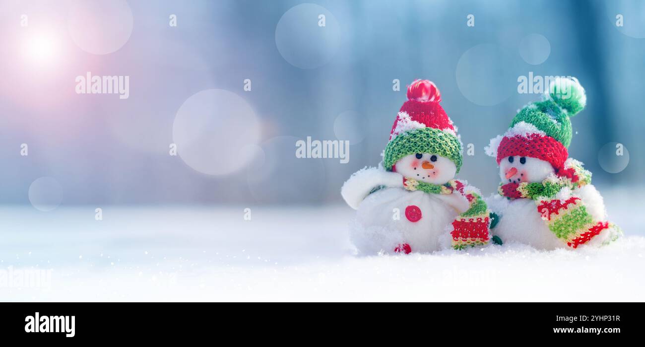 Cheerful winter scene hi-res stock photography and images - Alamy