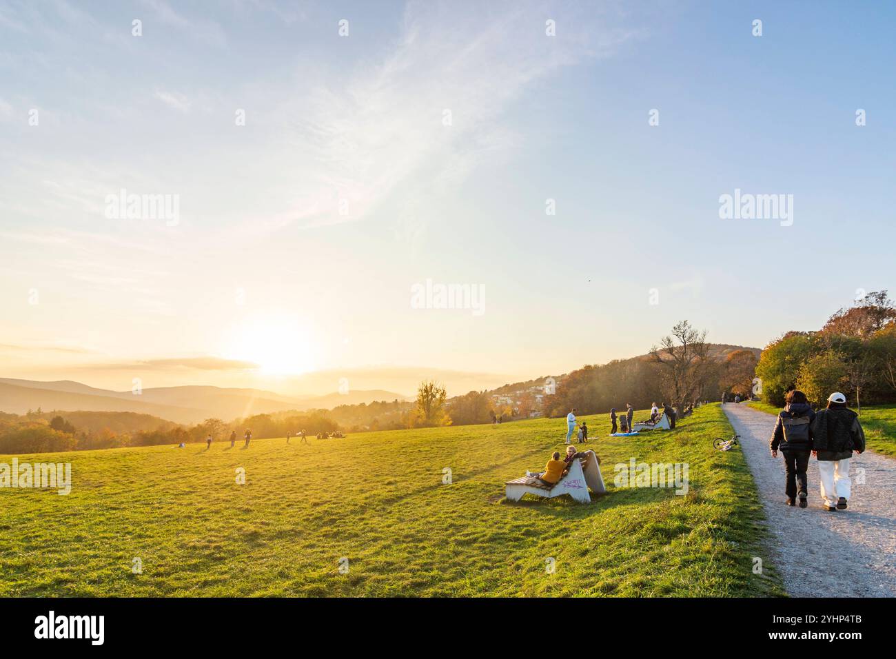 park Steinhof, Steinhofgründe Vienna 14. Penzing Wien Austria Stock ...